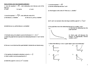 1.4 Equilibrium Worksheet - EQUILIBRIUM IN TWO DIMENSIONS When two or ...