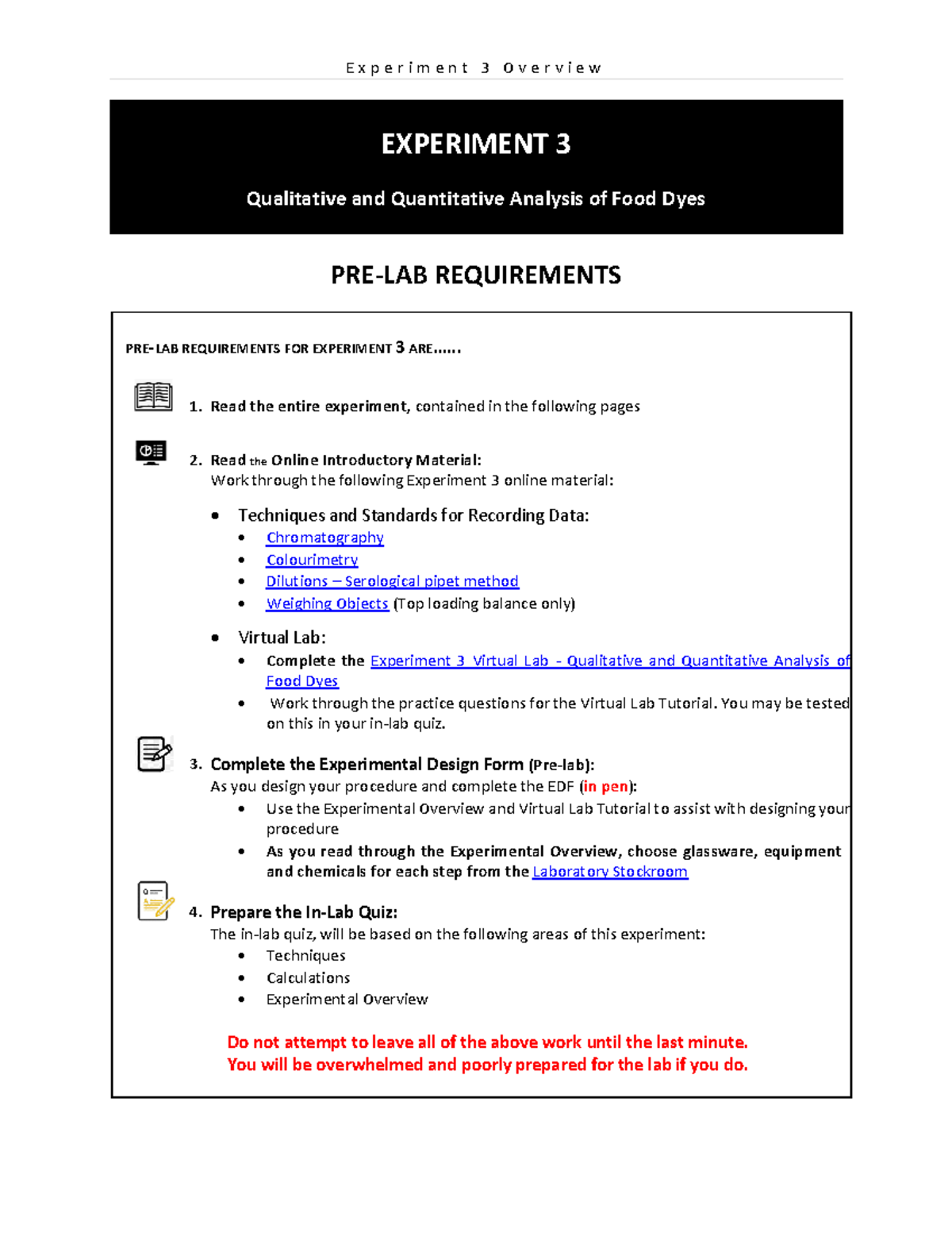 Experiment 3 Overview 2024W - EXPERIMENT 3 Qualitative and Quantitative ...