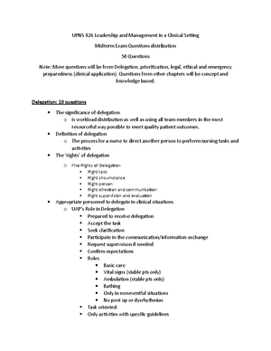 Leadership Study Guide - Leadership Study Guide Leadership and ...