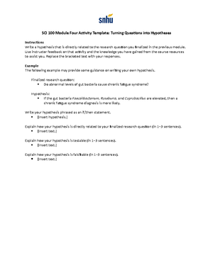 SNHU 107 Module Three Time Management - [(2021). Force. mysnhu.force ...