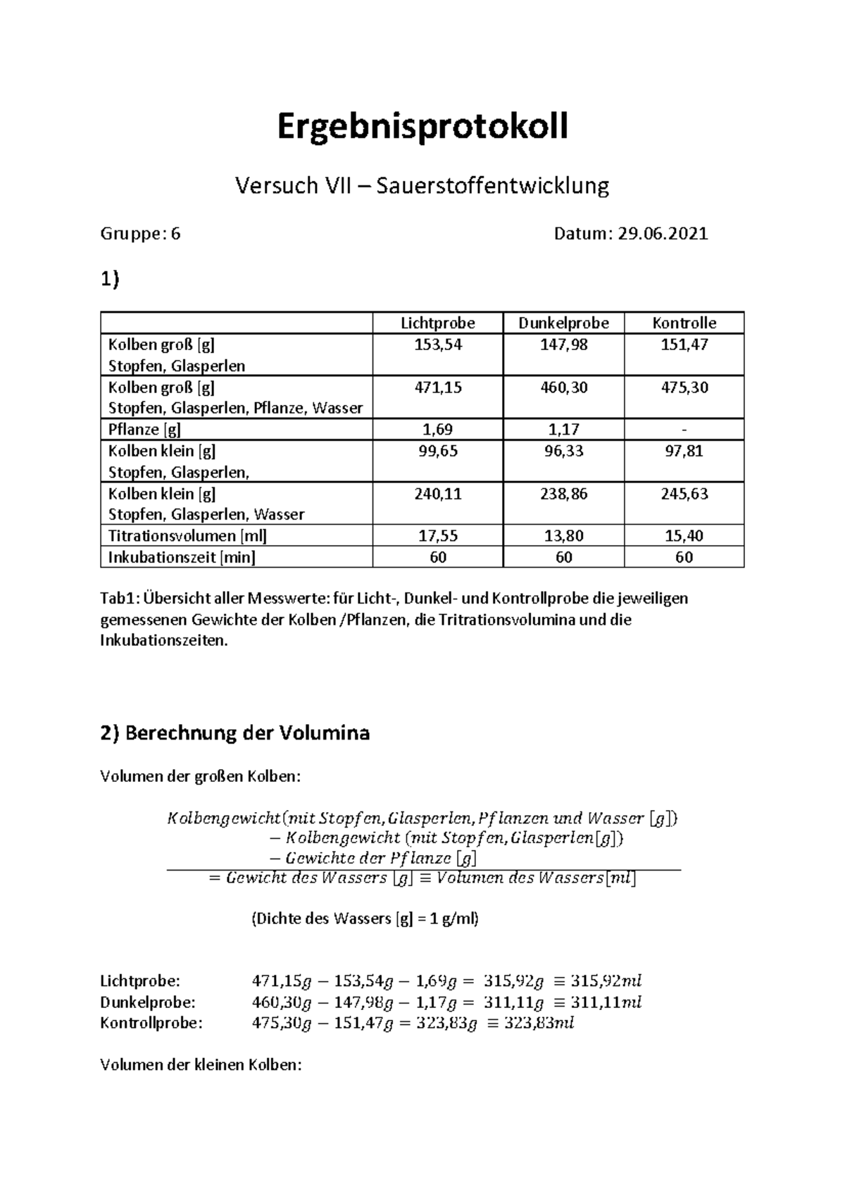 Ergebnisprotokoll VII Gruupe 9 6- Korrigiert - Ergebnisprotokoll ...