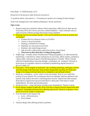 Brandon Ness Assignment 1 Writing - Brandon Ness Psych 433 Take-Home ...