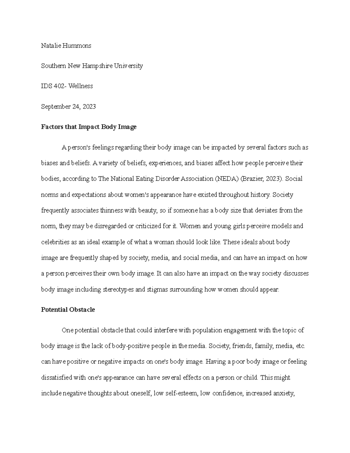 IDS 402 Module Four Activity - Natalie Hummons Southern New Hampshire ...