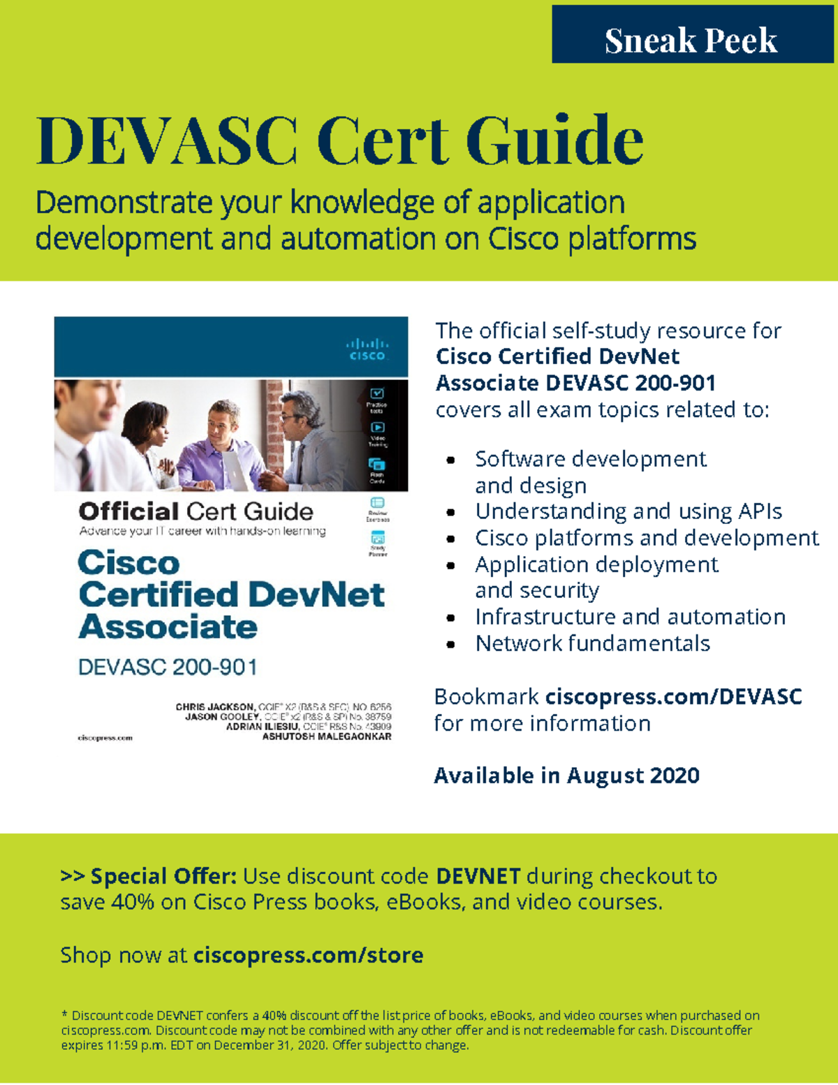 Cisco Certified Dev Net Associate Devasc 200 901 Official Cert Guide ...