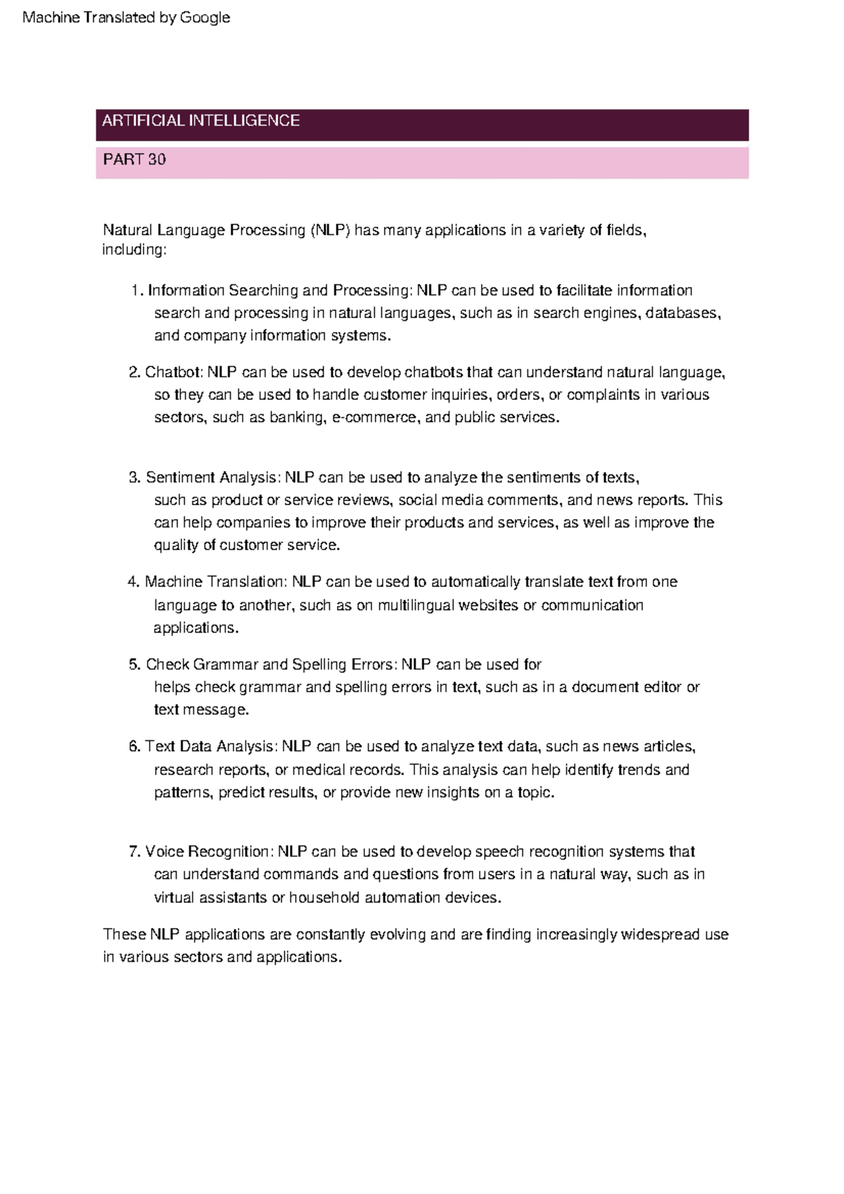 Machine Learning Part 30 Penerapan Natrual Language Processing Part