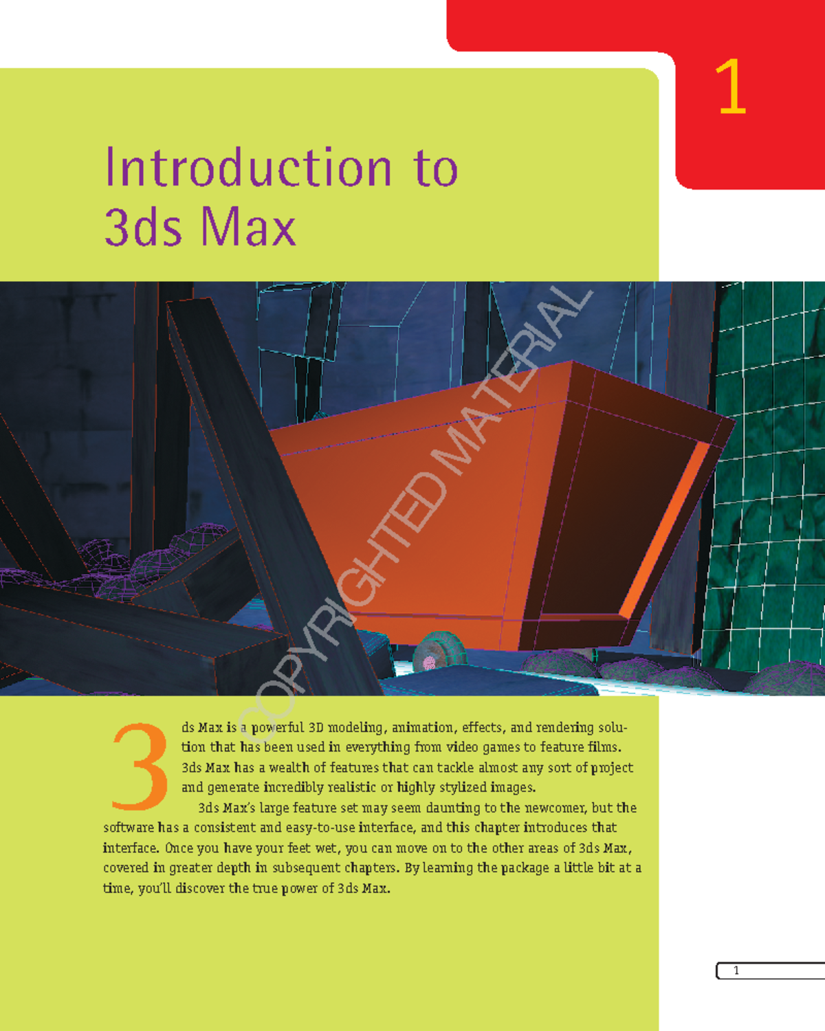 Introduction to 3ds Max - ds Max is a powerful 3D modeling, animation ...