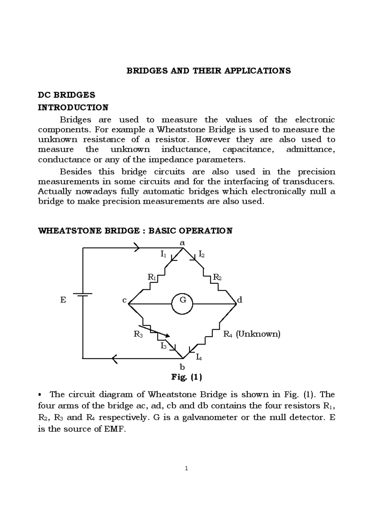EEM-UT4 - measurement of inductance - BRIDGES AND THEIR APPLICATIONS DC ...