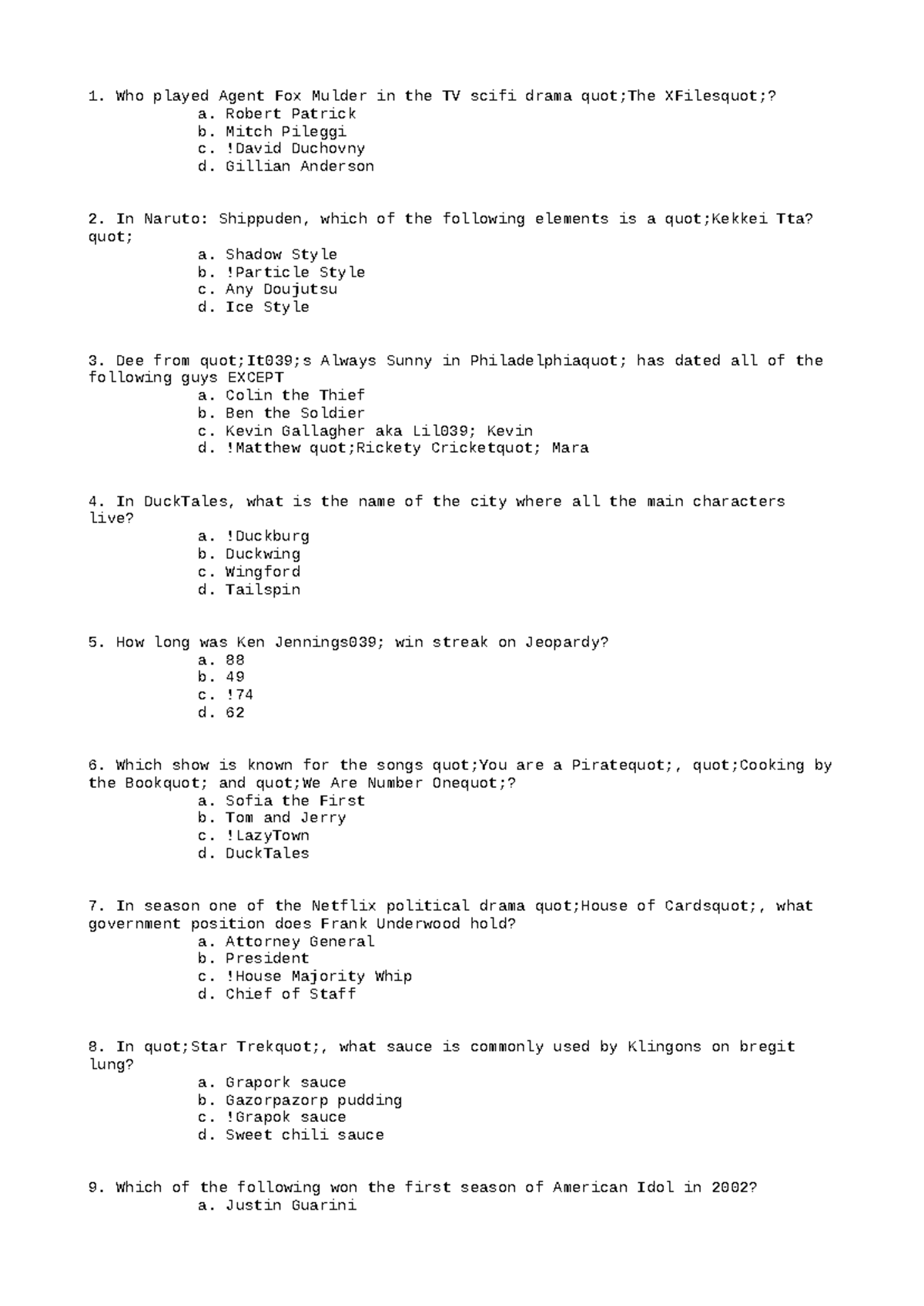 EE240 Engineering Model Winter 2023 10 - Who played Agent Fox Mulder in the TV scifi drama quot ...