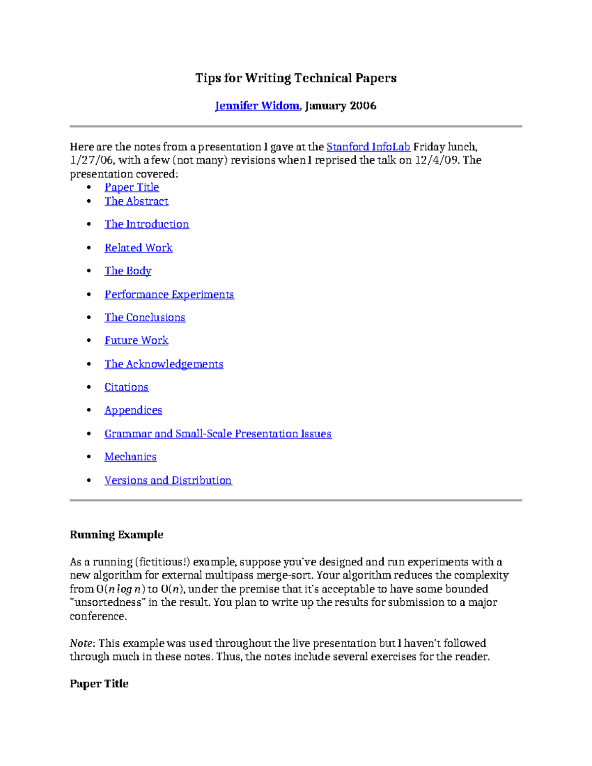 Tips for Writing Technical Papers - Tips for Writing Technical Papers ...