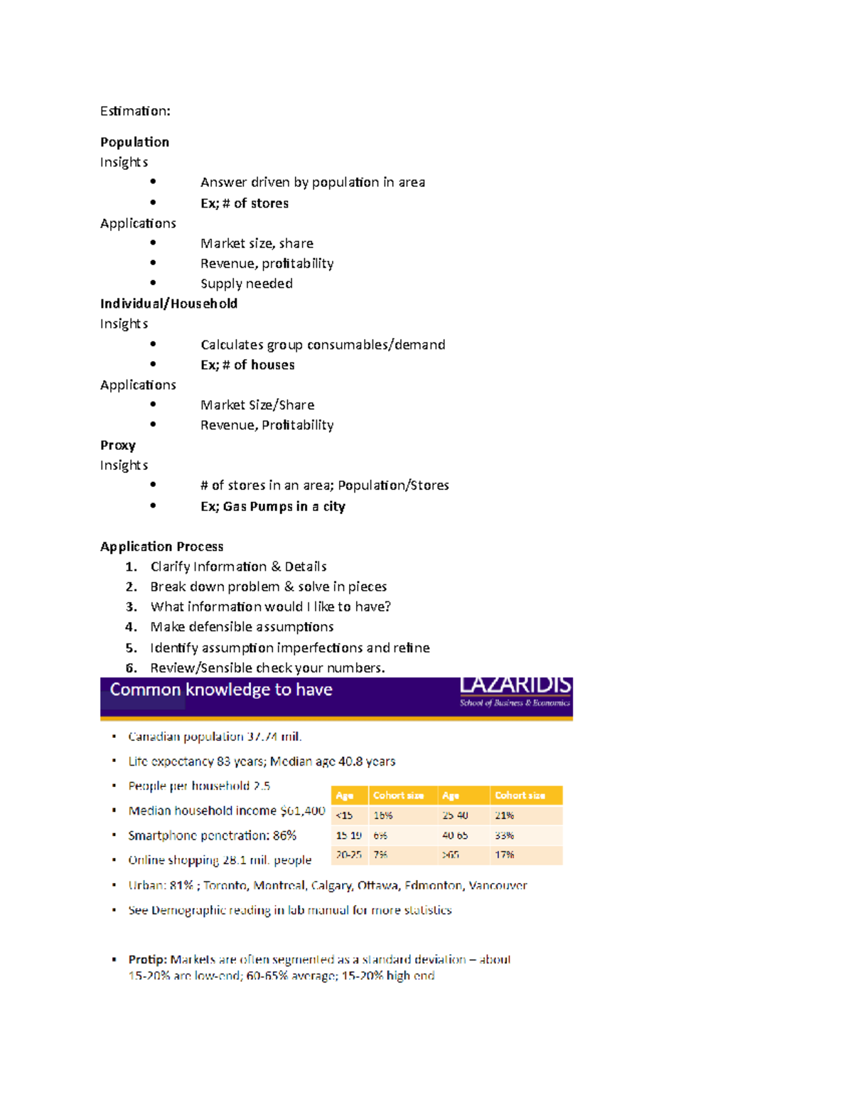 Estimation Practice Problems BU111 Lab#4 - Estimation: Population ...