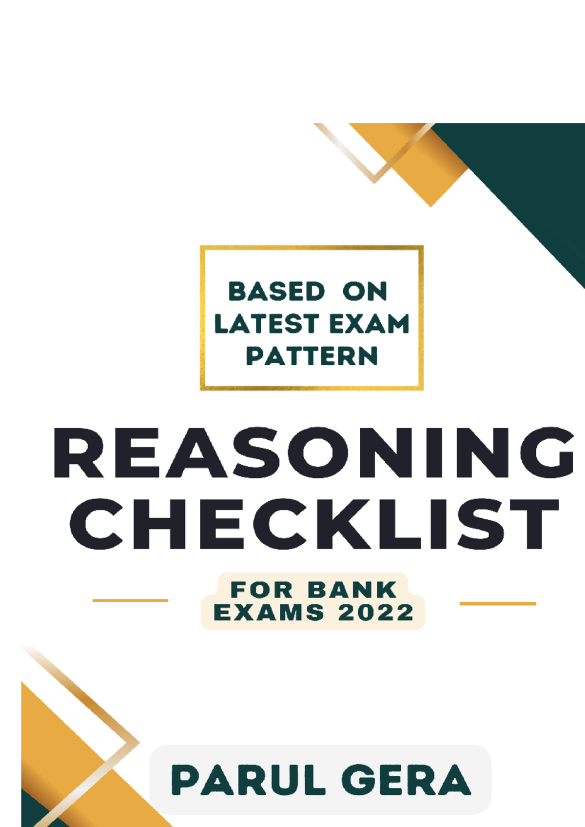 Reasoning Checklist 445 PDF 2023 By Parul Gera - # 5 #2 3 PUZZLE AND ...