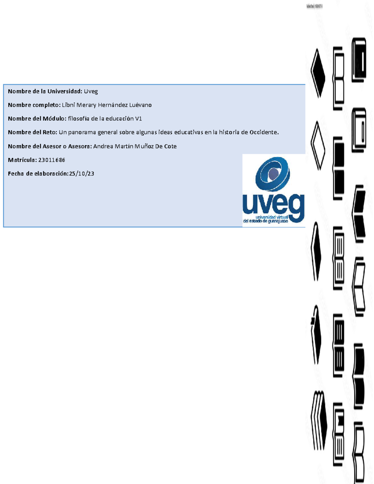 Hernandez Libni Merari R2 U2 - Nombre de la Universidad: Uveg Nombre ...