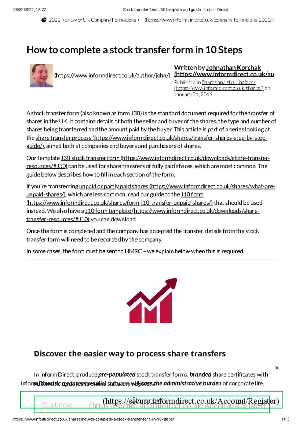 How to complete a stock transfer J60 form in 10 Steps - 2022 Review of ...
