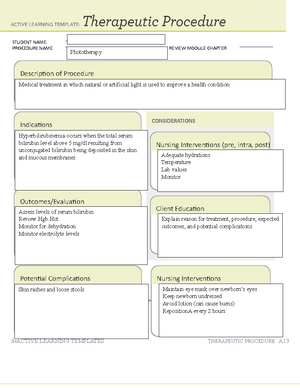 Diagnostic Procedure form Template Biophysical Profile - ACTIVE ...