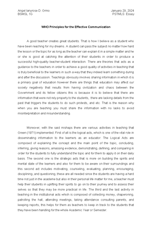 Purposive Communication - Principles of Communication Correctness ...