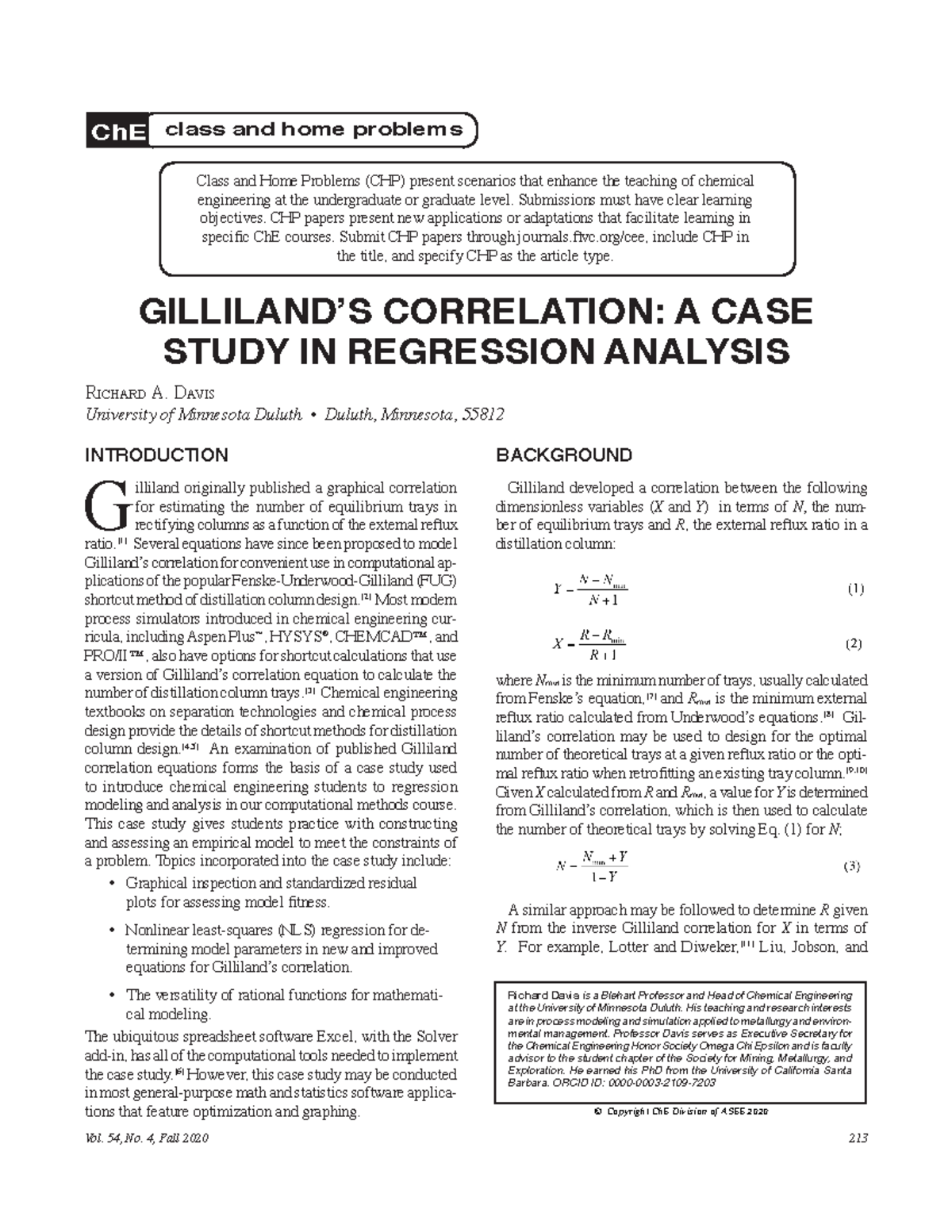 Estevic davis gilliland fall20 final - Vol. 54, No. 4, Fall 2020 213 ...