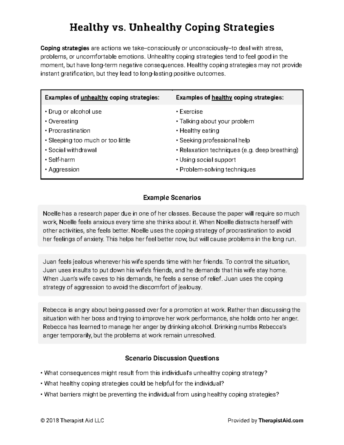 Stress Assignment C Healthy vs. Unhealthy Cop - Healthy vs. Unhealthy ...