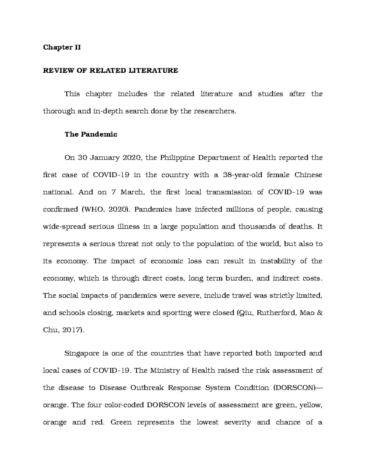 'RRL - nadungagan na - RRL - Chapter II REVIEW OF RELATED LITERATURE ...