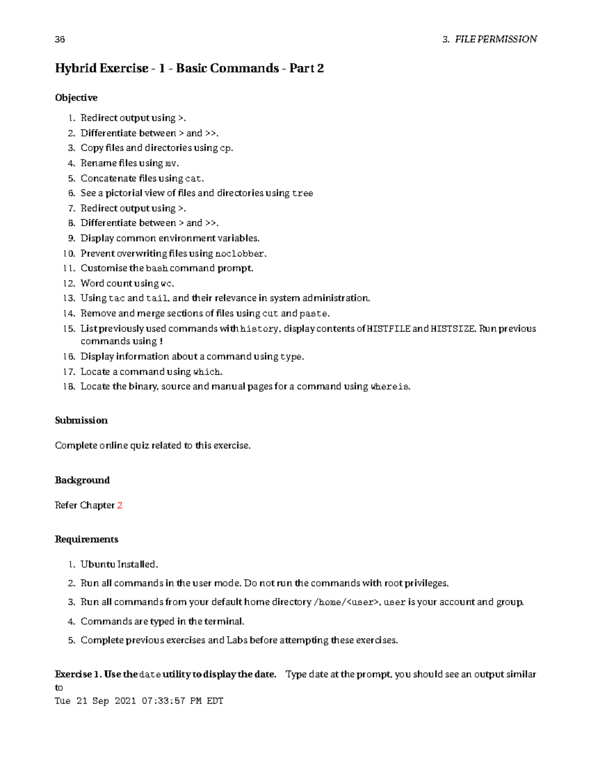 Hybrid Exercise-1hybrid 1 for students the topics we need to study on ...
