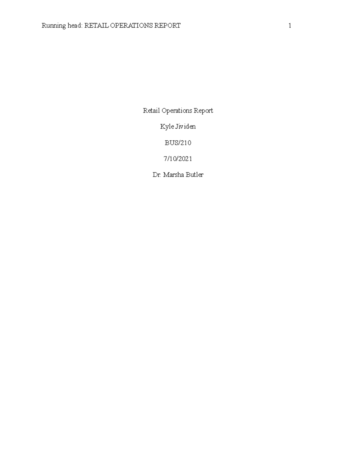 Managing and Leading In Business Module 2 Assignment - Running head ...