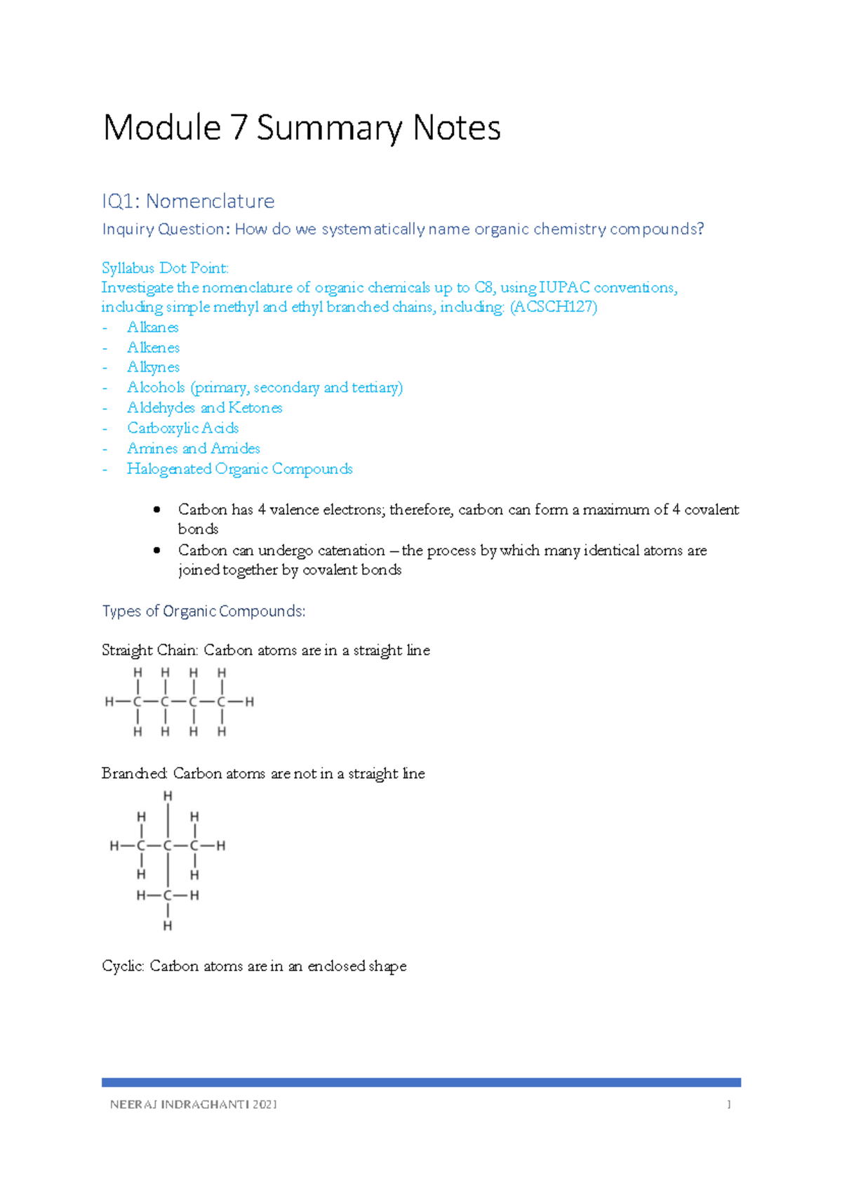 Module 8 notes 61a82274 d167f - Module 7 Summary Notes IQ1 ...