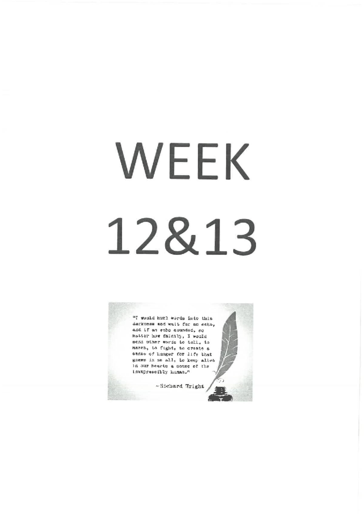 Course Reader Week 12&13 - GES 110 - Studocu