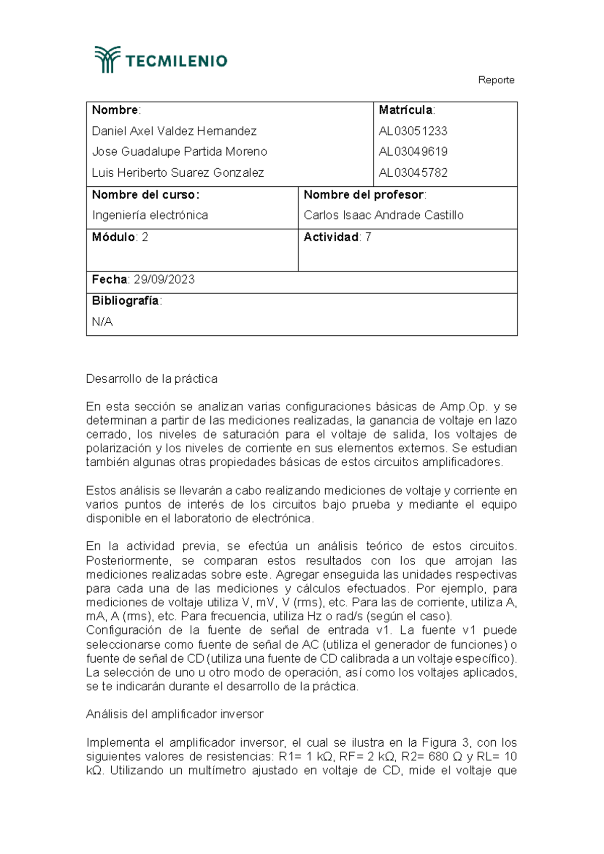 Act 7 ING ST - Actividad 7 - Nombre: Daniel Axel Valdez Hernandez Jose ...