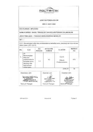 Presentation 2 SESI 1 2021-2022 - POLYTECHNIC SULTAN AZLAN SHAH DEPARTMENT OF CIVIL ENGINEERING ...