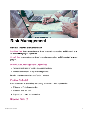 Ch03 - Chapter 3 – The Role of the Project Manager Instructor’s Resource Guide to Project - Studocu