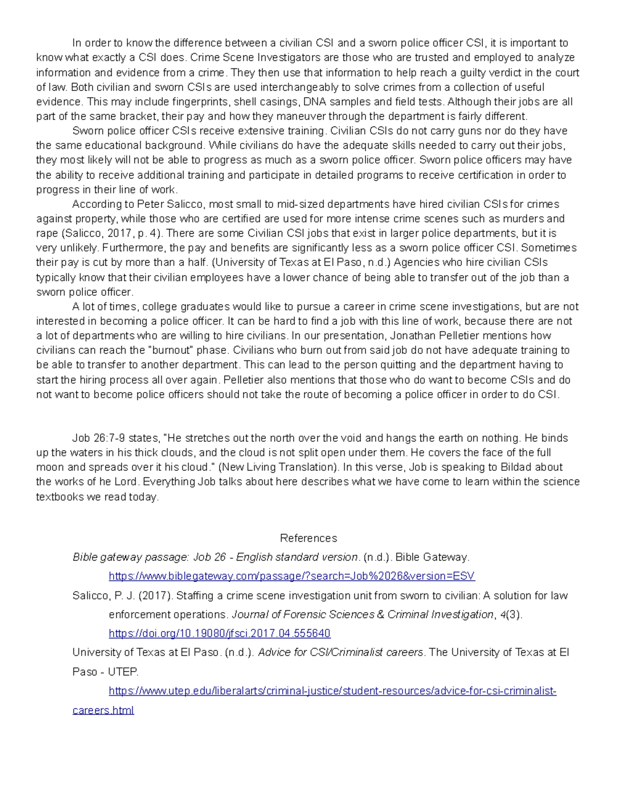 Forensics DB 1 - discussion board 1 - In order to know the difference ...