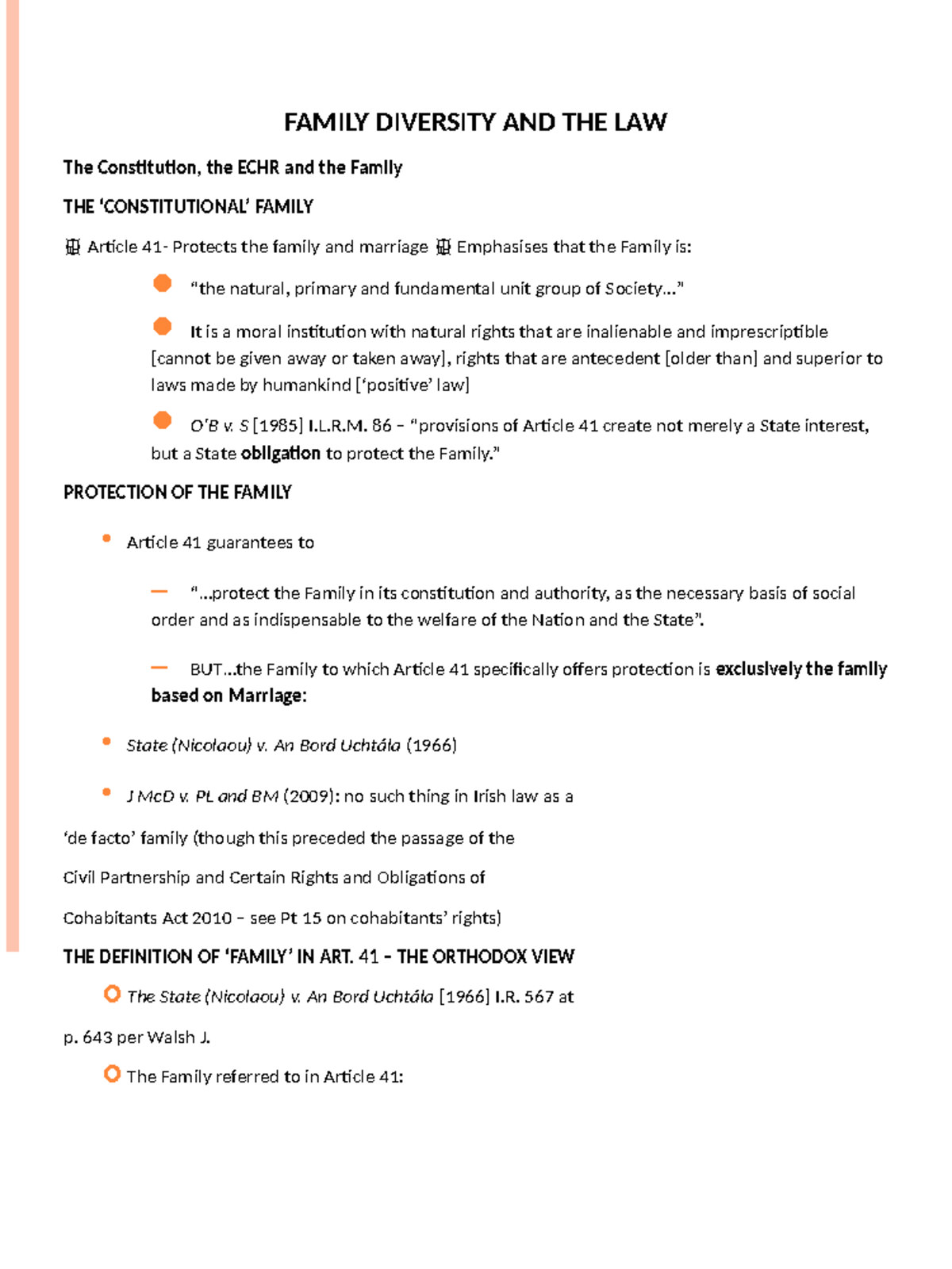 PPT 3 Family Diversity and the Law )) - FAMILY DIVERSITY AND THE LAW ...