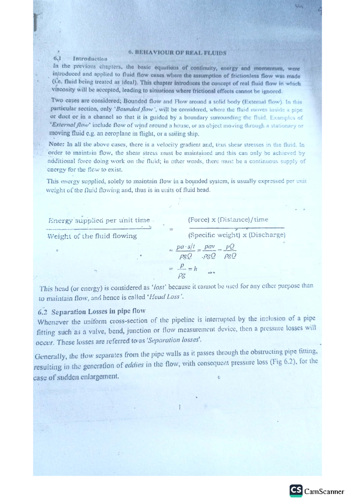 Behavior OF REAL Fluids - Electrical and electronics engineering - Studocu