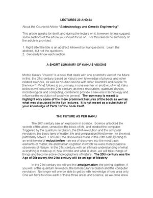 Lecture 3 continued and Lecture 4 Parts 1 and 2-1 - LECTURES 3 AND 4 ...