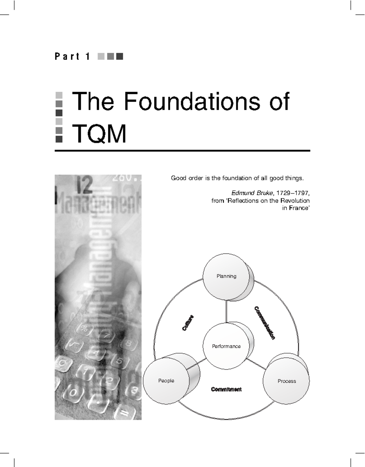 Foundation of TQM - Quỹ học TQM - Planning People Process Performance P ...