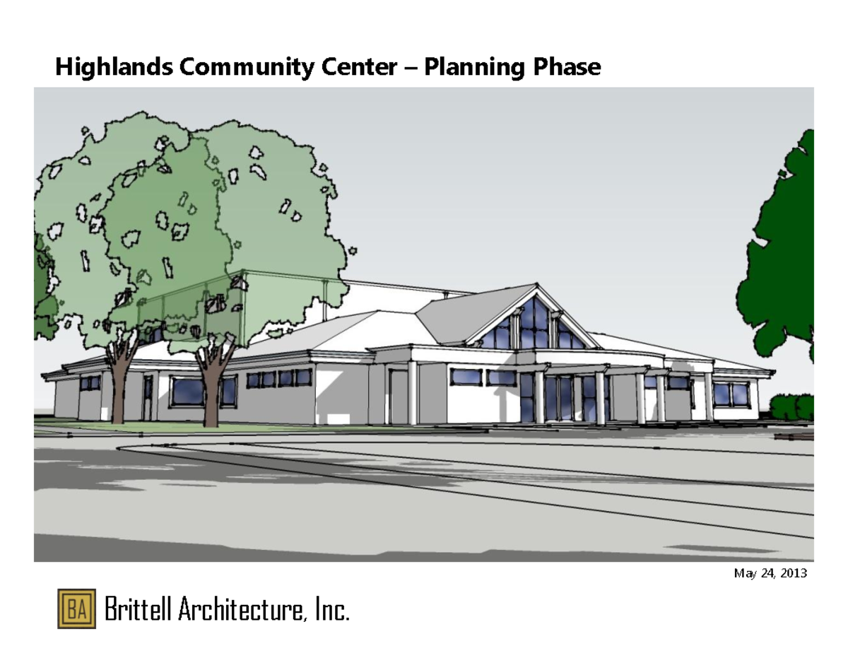 Highlands Community Center Plan (PDF) - Brittell Architecture, Inc ...