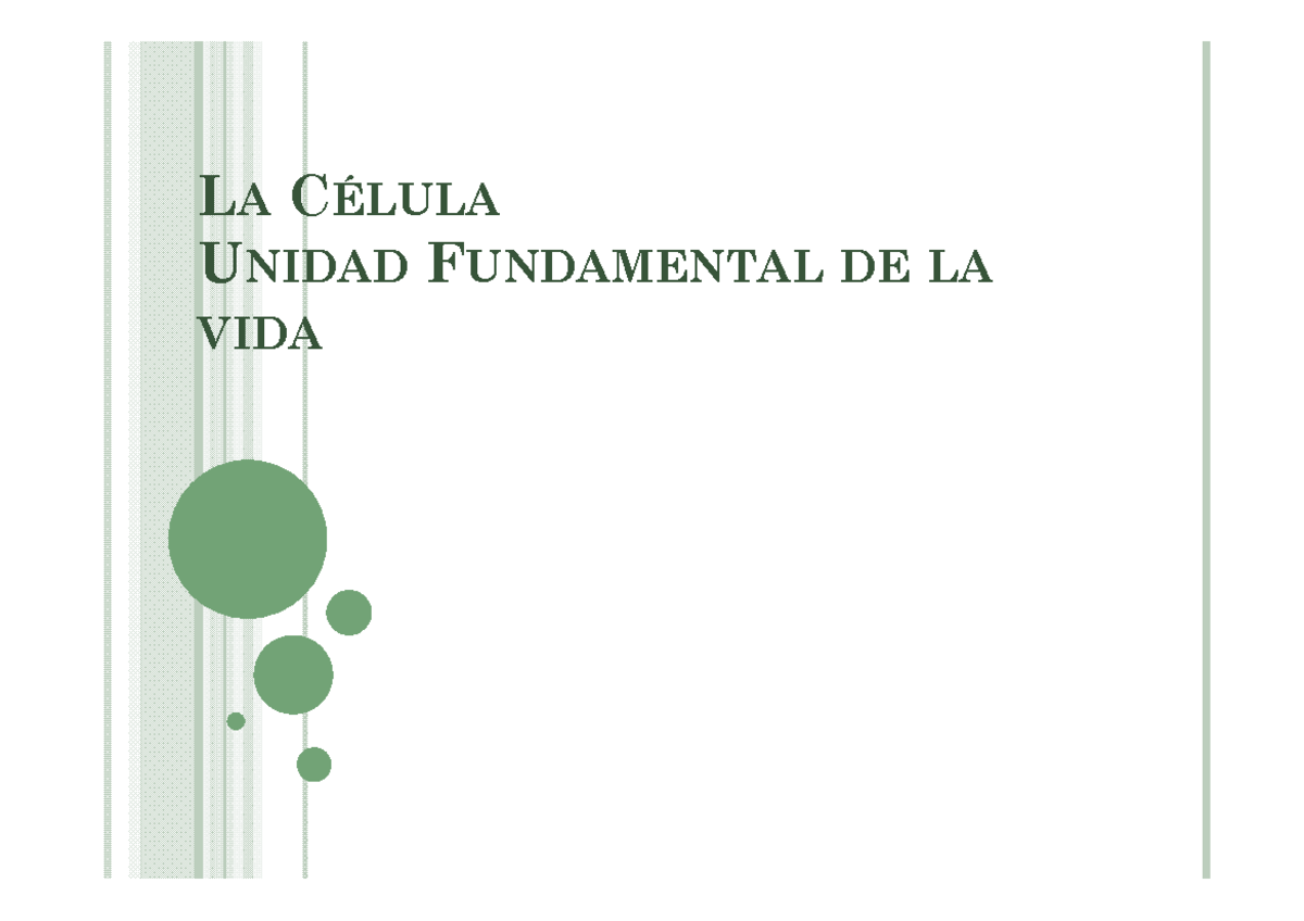 Teoria celular-procariota - L ####### A C ####### ÉLULA U ####### NIDAD ...