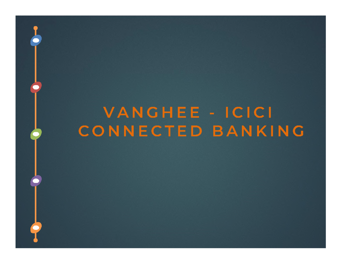 Vanghee icici - Hfjfjdn - V A N G H E E - I C I C I C O N N E C T E D B ...