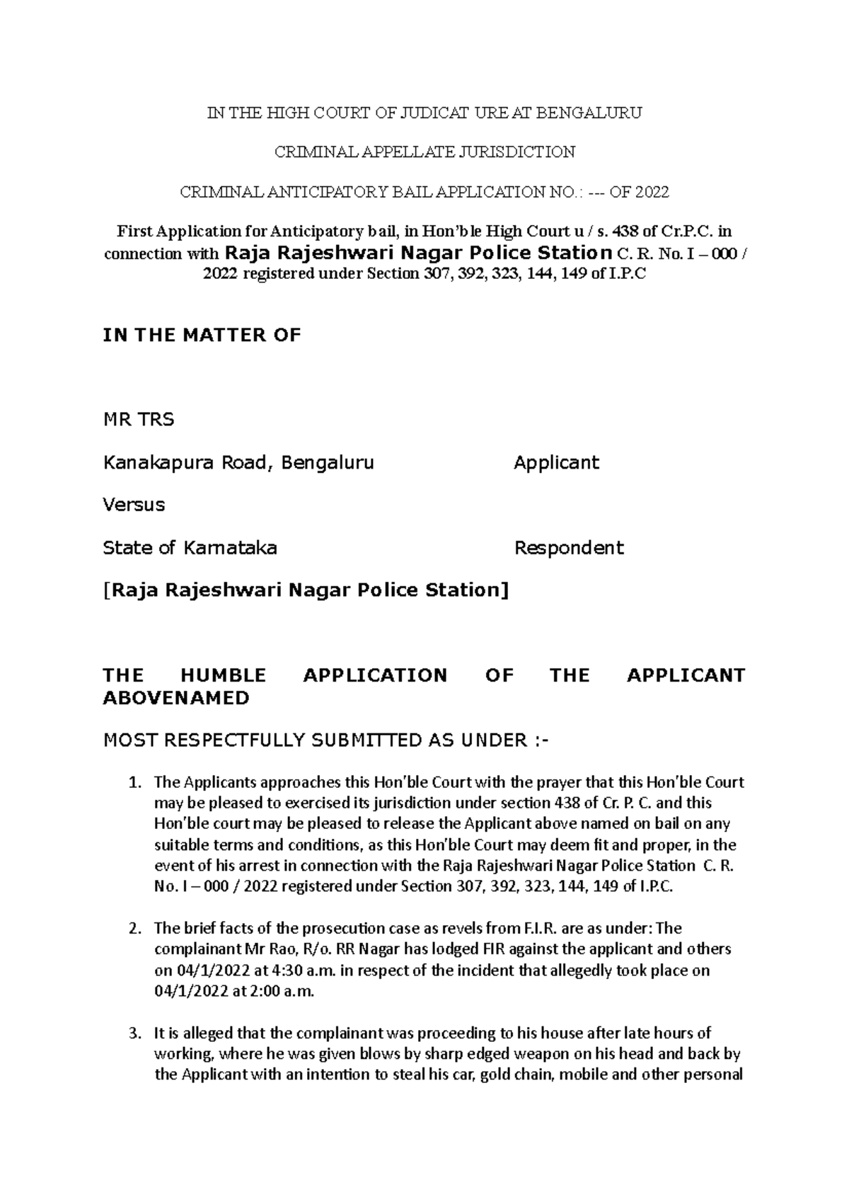 criminal-anticipatory-bail-application-llb-3-years-kslu-studocu