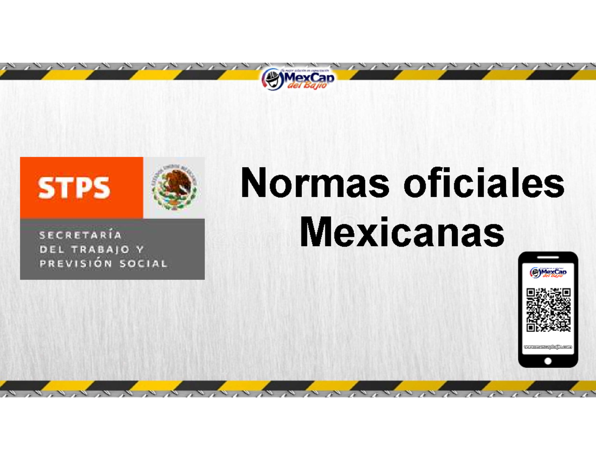 Normas STPS - Normativo - Normas oficiales Mexicanas Las Normas ...