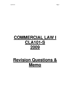 Pdf - looking for CLA 1503 Prescribed book - General Principles of ...