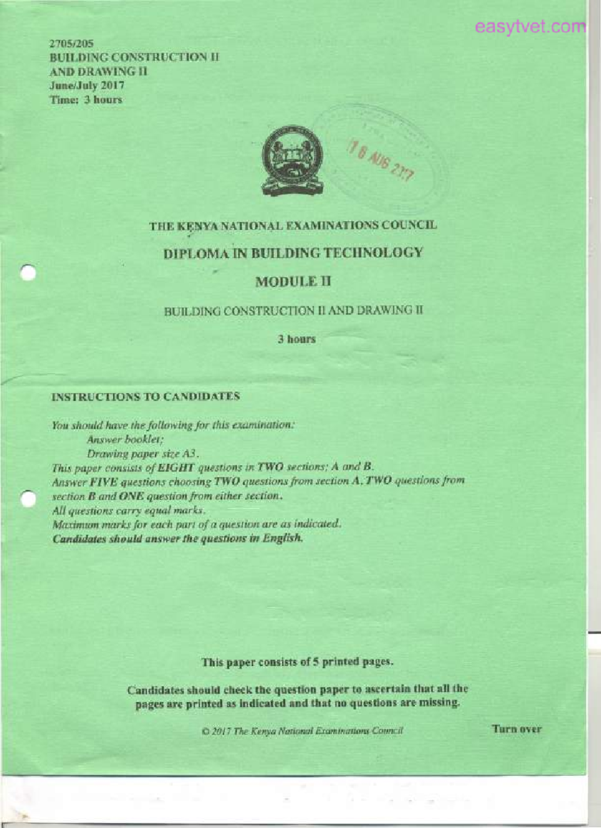 2017 july 2 GBC drawings - This paper consists of 5 printed pages. 2705 ...