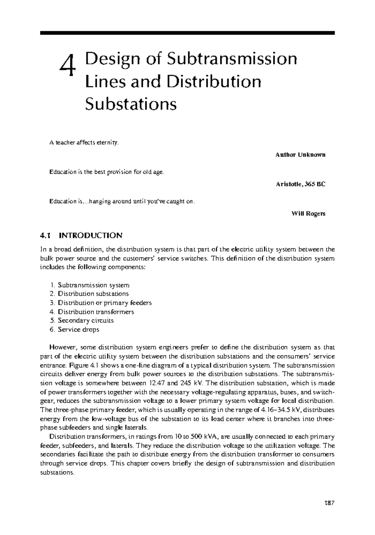 Bab 4 Design of Subtransmission Lines and Distribution Substations ...