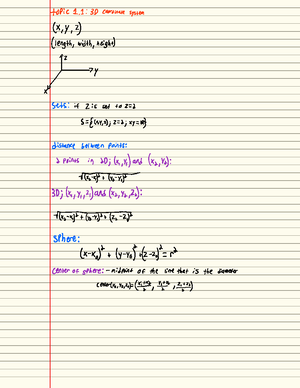 Math hw (calc 3) - homework from course - MATH 227 - Studocu