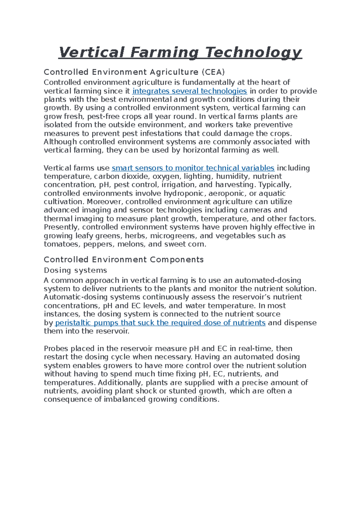 Vertical Farming Technology 36 - Vertical Farming Technology Controlled ...