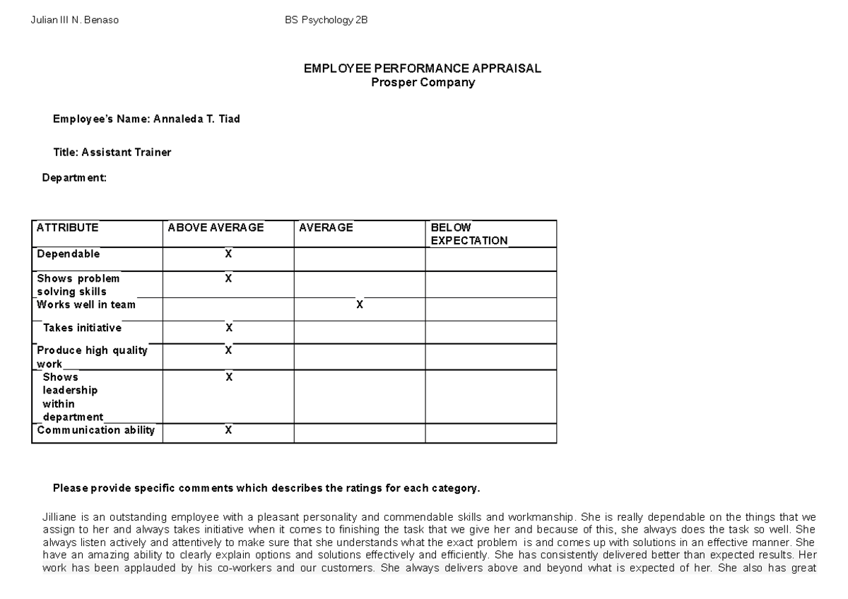 PIP AND EPA Project Final - Julian III N. Benaso BS Psychology 2B ...