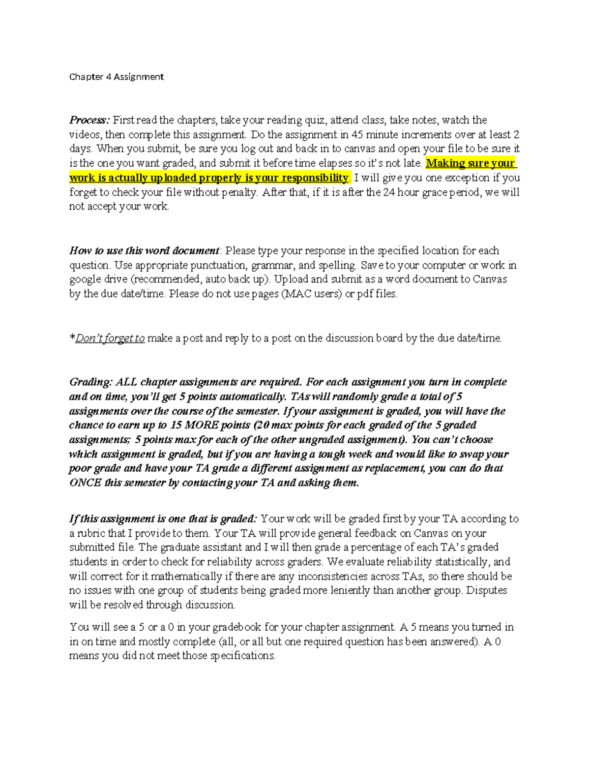 Chapter 4 Assignment-20pts-spring 2024 - Chapter 4 Assignment Process ... Chapter 4 Assignment-20pts-spring 2024 - Chapter 4 Assignment Process ...