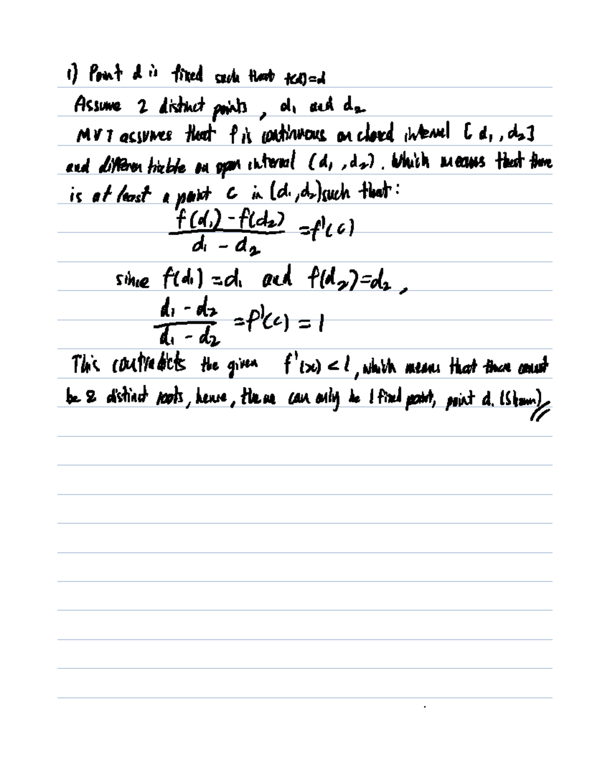 Take-Home Test Version D - Point d is fixed such that fedled Assume 2 ...