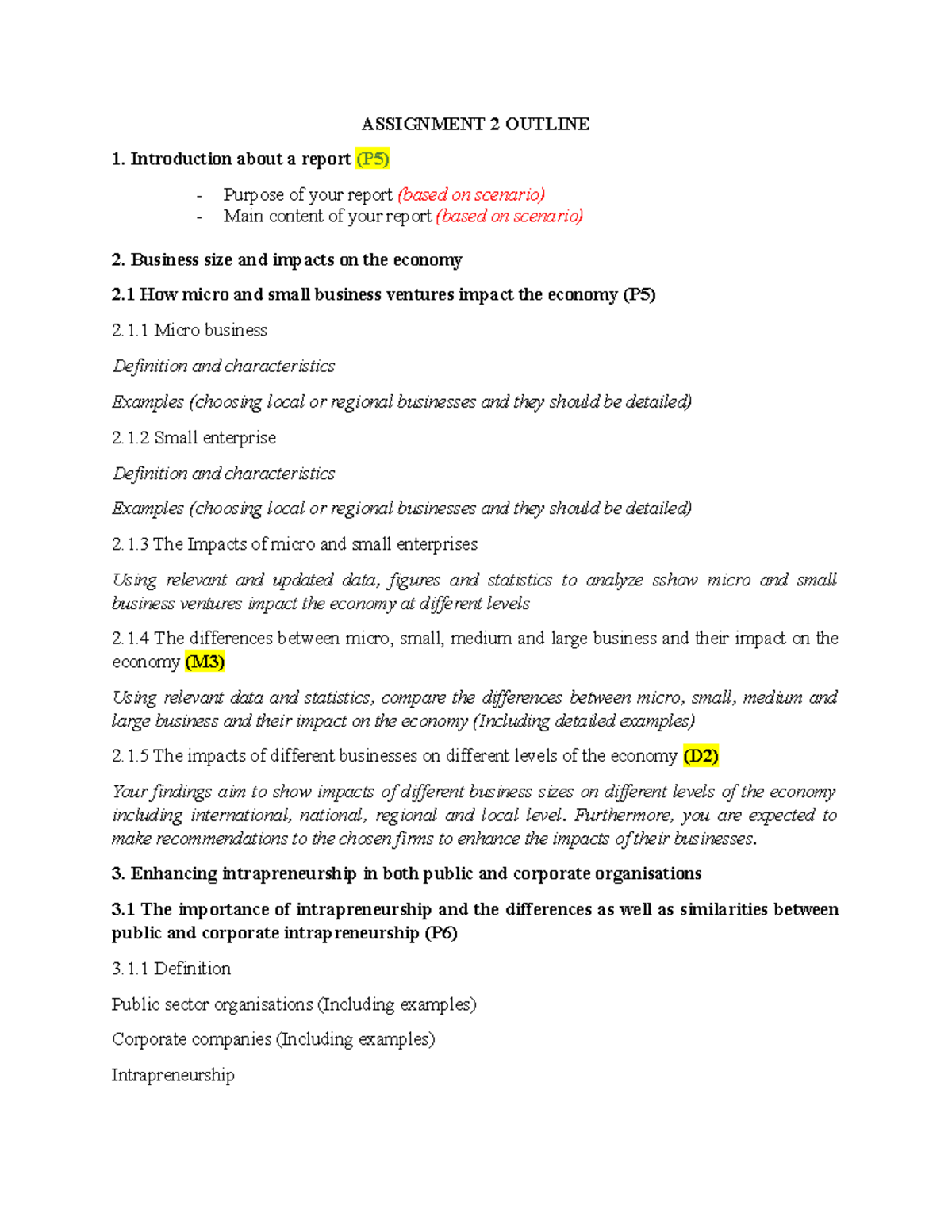 5047 - Assignment 2 outline - ASSIGNMENT 2 OUTLINE Introduction about a ...
