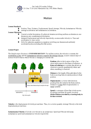 General Physics SHS Quarter 2 Module 1 - General Physics 1 Quarter 2 ...