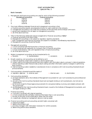 Sets Worksheet Answers - Part II: Write down the elements in the ...